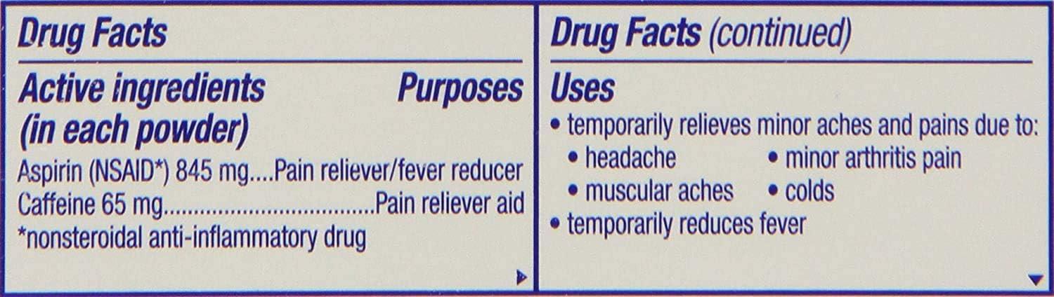 Stanback Headache Powder 50 Count x 6 Pack - Packaging Varies | Buy Now ...