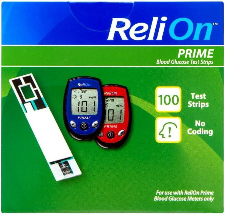 Relion Prime Test Strips 100 ct - Fusion Shop Store (1 Box) | Buy Now ...