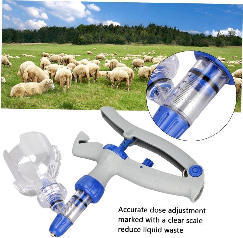 Adjustable 5ml Livestock Syringe Injector for Precision Veterinary Use ...