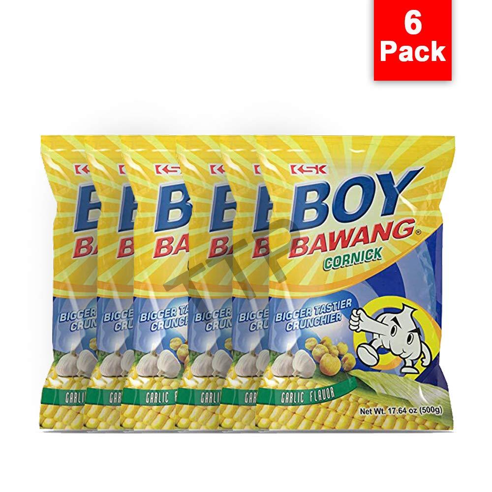 Boy Bawang Cornick Garlic 3.54oz (100g) 6 Pack - Crunchy Filipino Snack ...