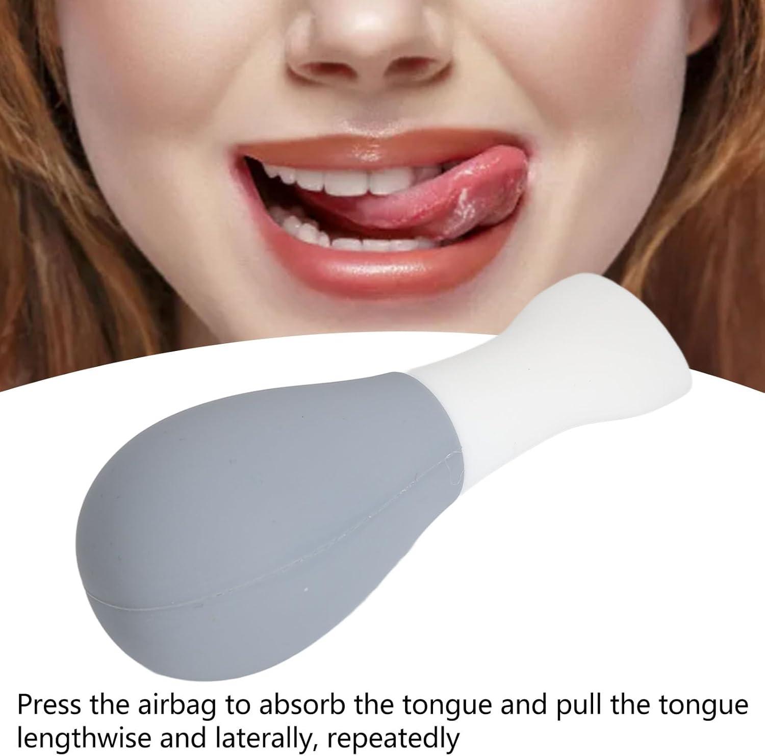 Effective Tongue & Lip Muscle Trainer | Removable Gas Bag for Speech ...