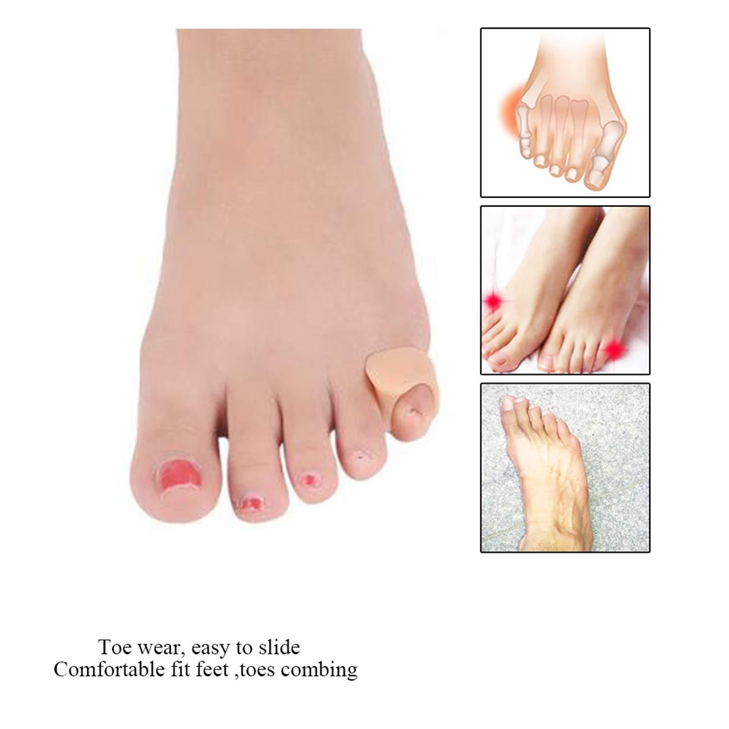 Pinky Toe Cushion Splint & Separator - Prevent Blisters & Corn Pain - 5 ...