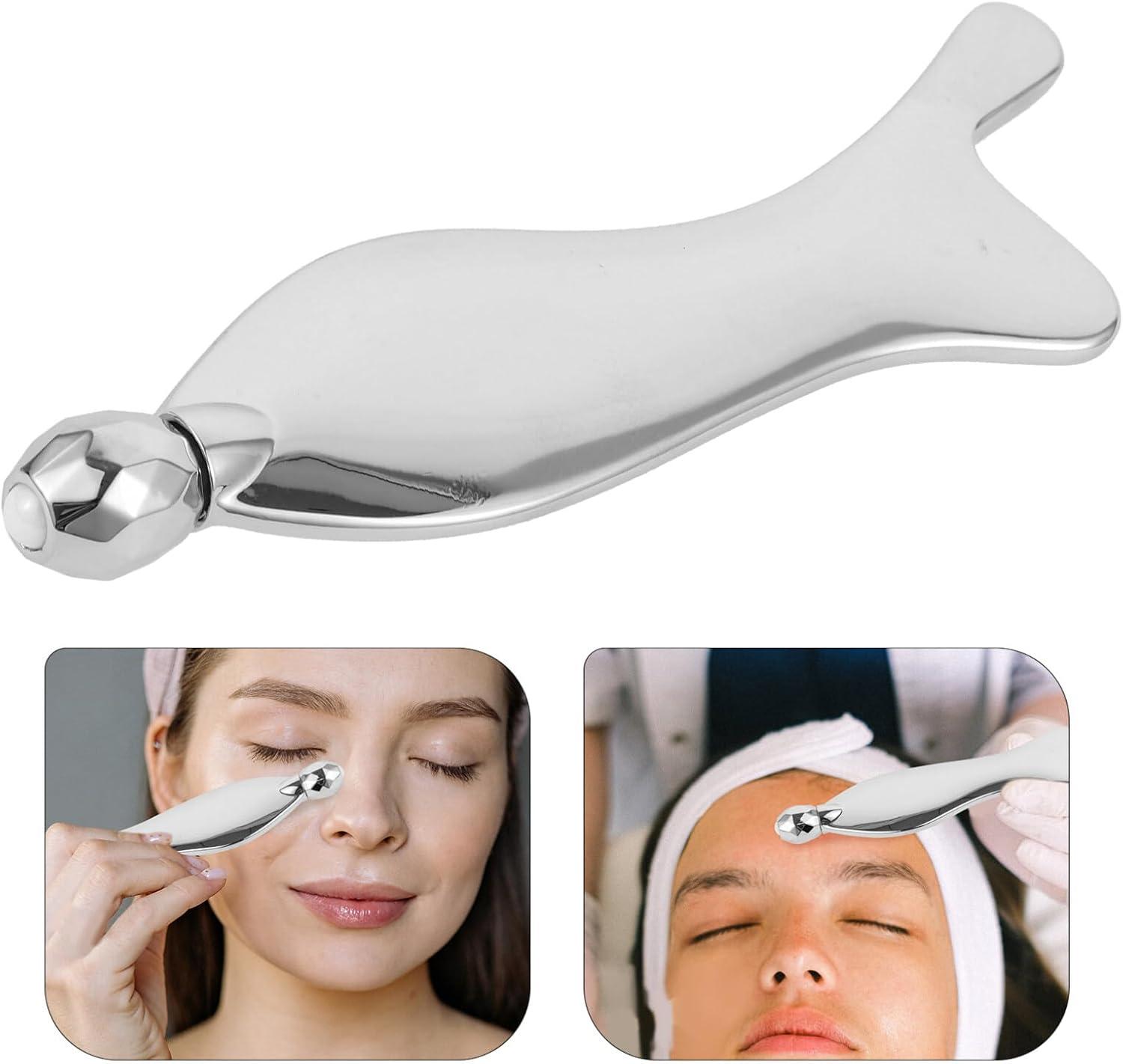 Shop Minkissy Metall Gua Sha Facial Tool - Double Sided Scraping ...