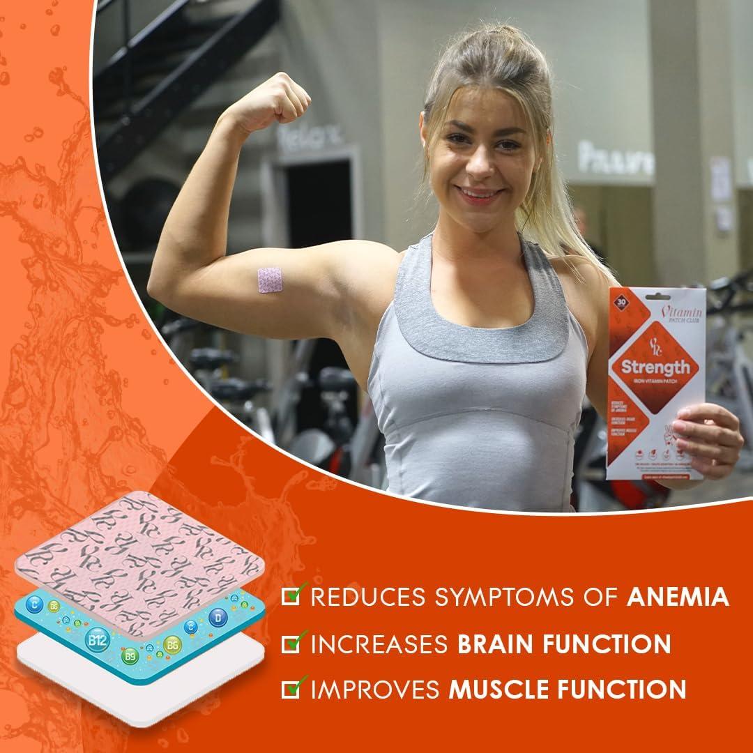 Strength Iron Topical Patches | Maintain Healthy Muscles, Blood Cells ...