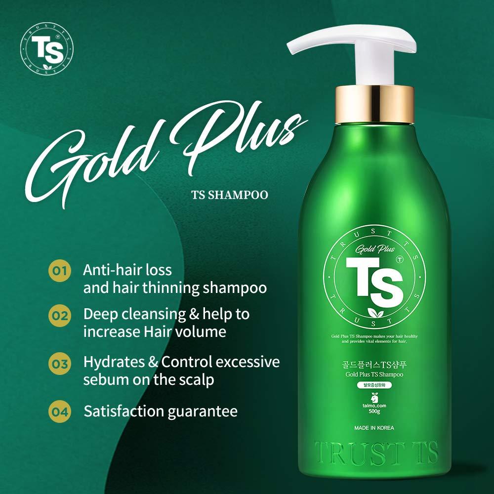 Gold Plus TS Shampoo for Hair Growth & Thickness | Luxury Biotin Formula | For Damaged, Dry ...