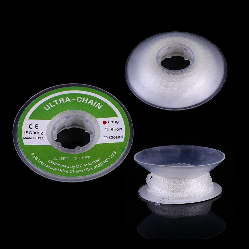 Dental Orthodontic Clear Elastic Power Chain Spool for Braces - Long ...