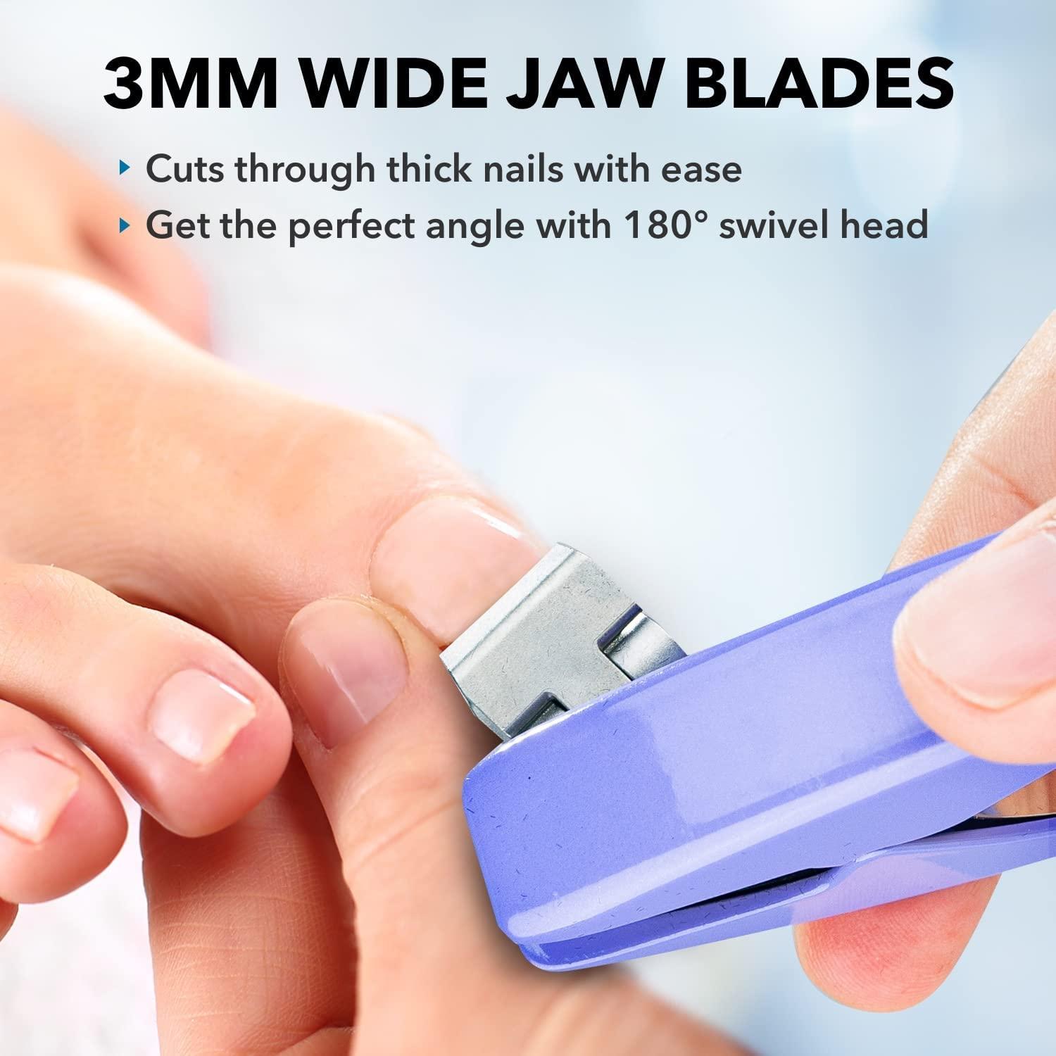 CLIPPERPRO Omega Select Toenail Clipper - Ergonomic Toe Nail Clipper ...