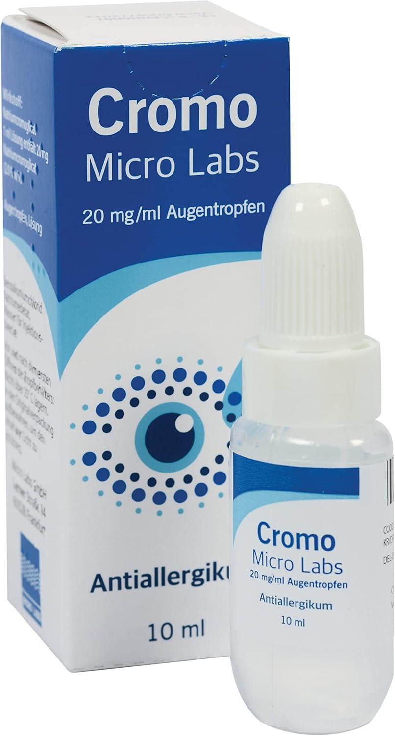 Cromo Micro Labs 20 mg/ml Eye Drops - Relief for Irritated Eyes in Hay ...