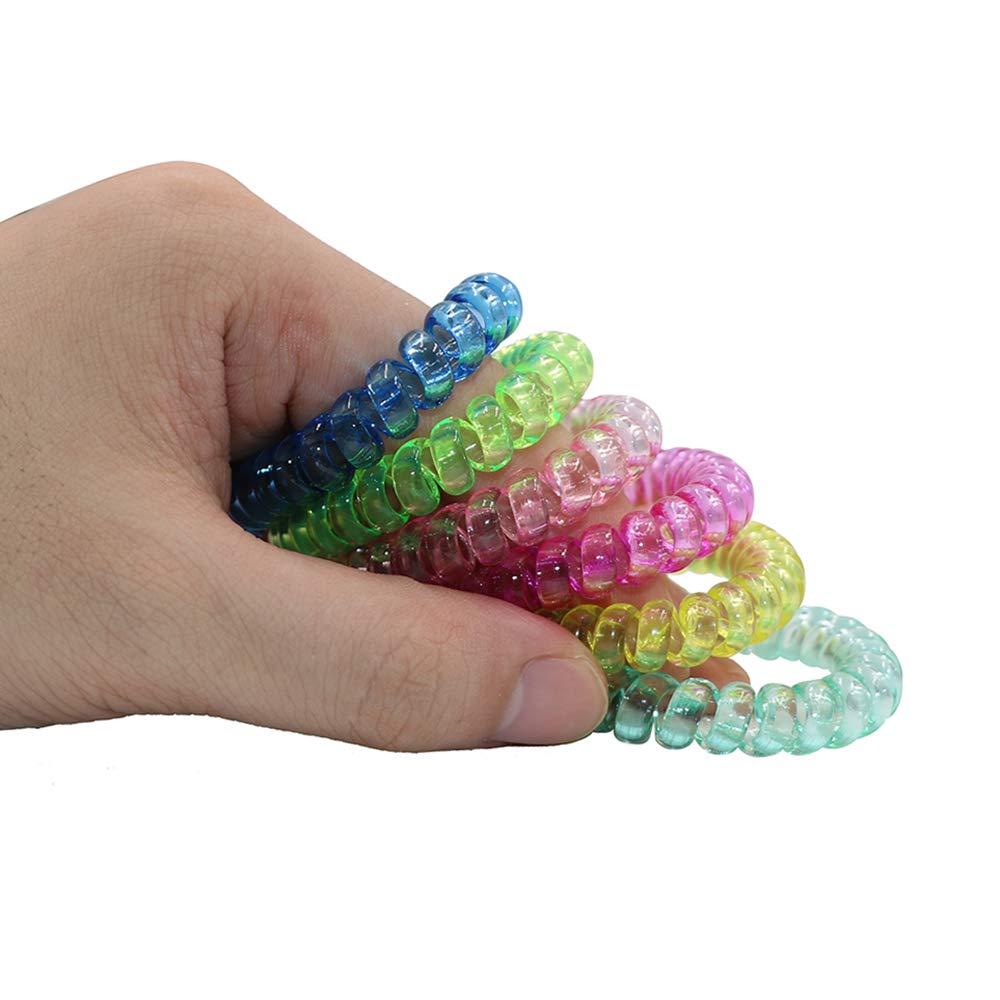 Sensory Stretchy Kids Coil Bracelets 6 Pack - Funny Speech ...