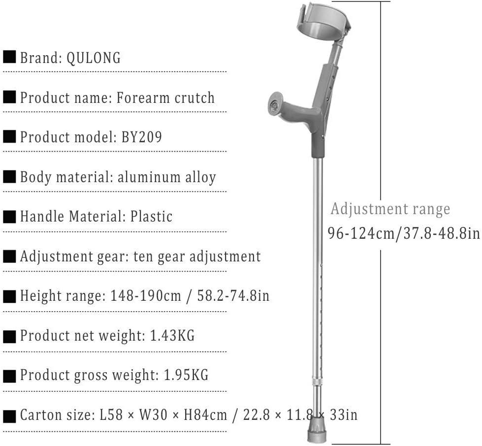 Cane Forearm Crutches Ergonomic Handle with Comfy Grip - High Density ...