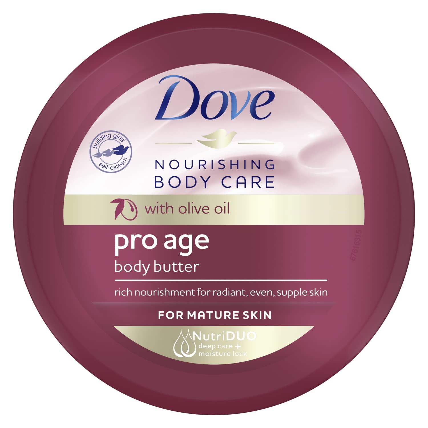 Dove Pro Age Nourishing Body Butter (250ml) - Hydrating Skin Cream | Buy Now with Express ...