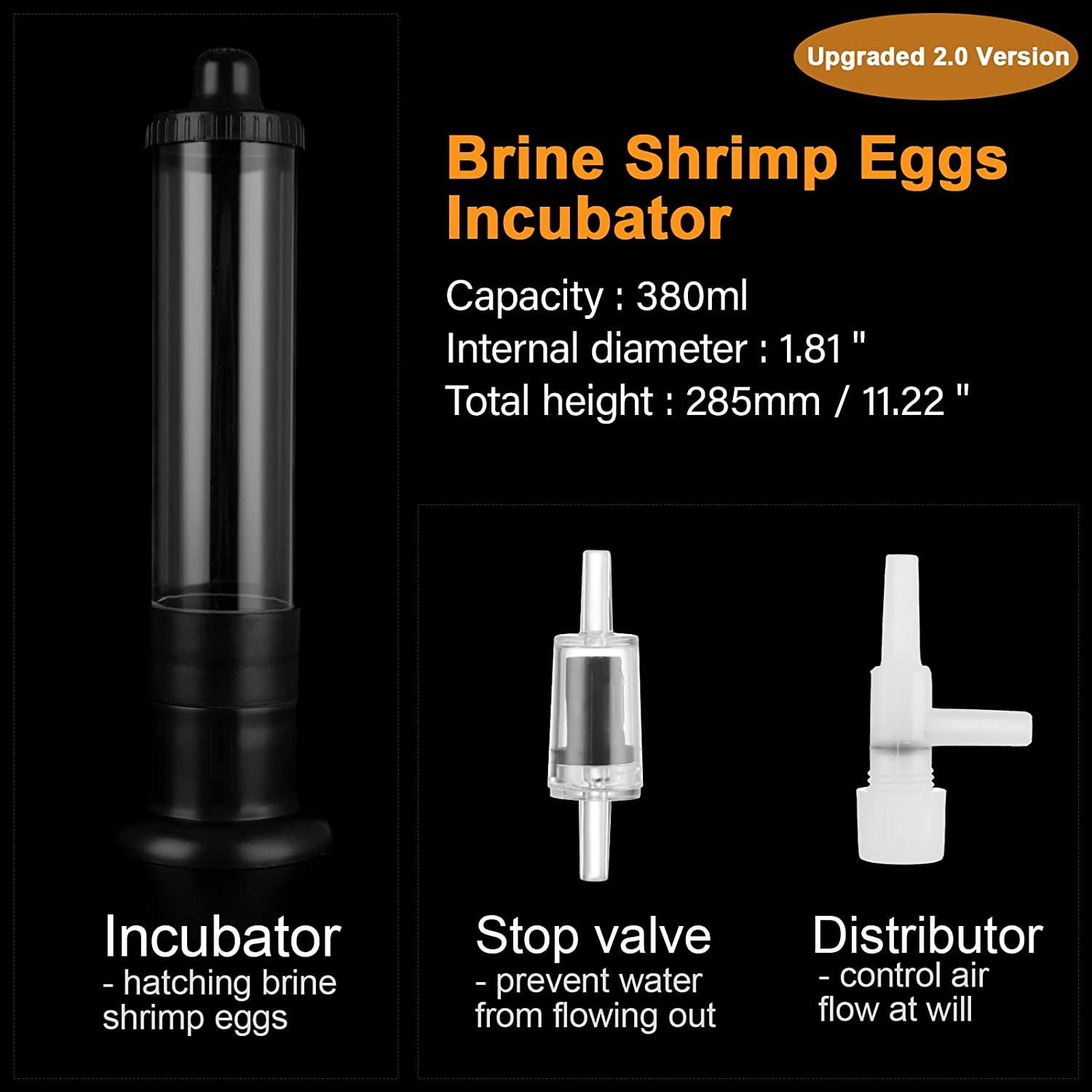 Brine Shrimp Eggs Hatchery Kit | Aquarium Incubator for Artemia Eggs ...
