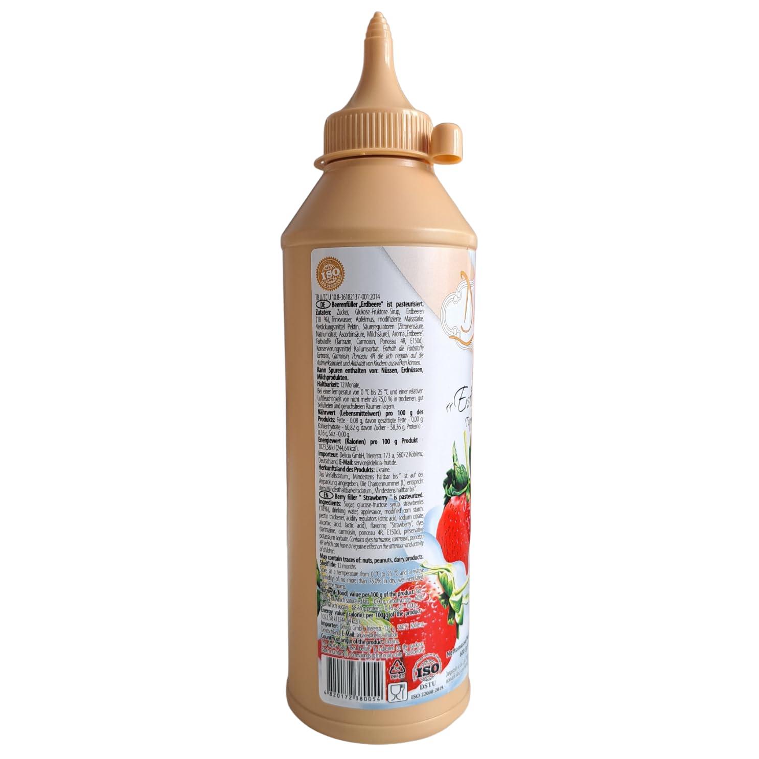 Buy Seductive Strawberry Dessert Sauce - 600g Versatile Topping for ...