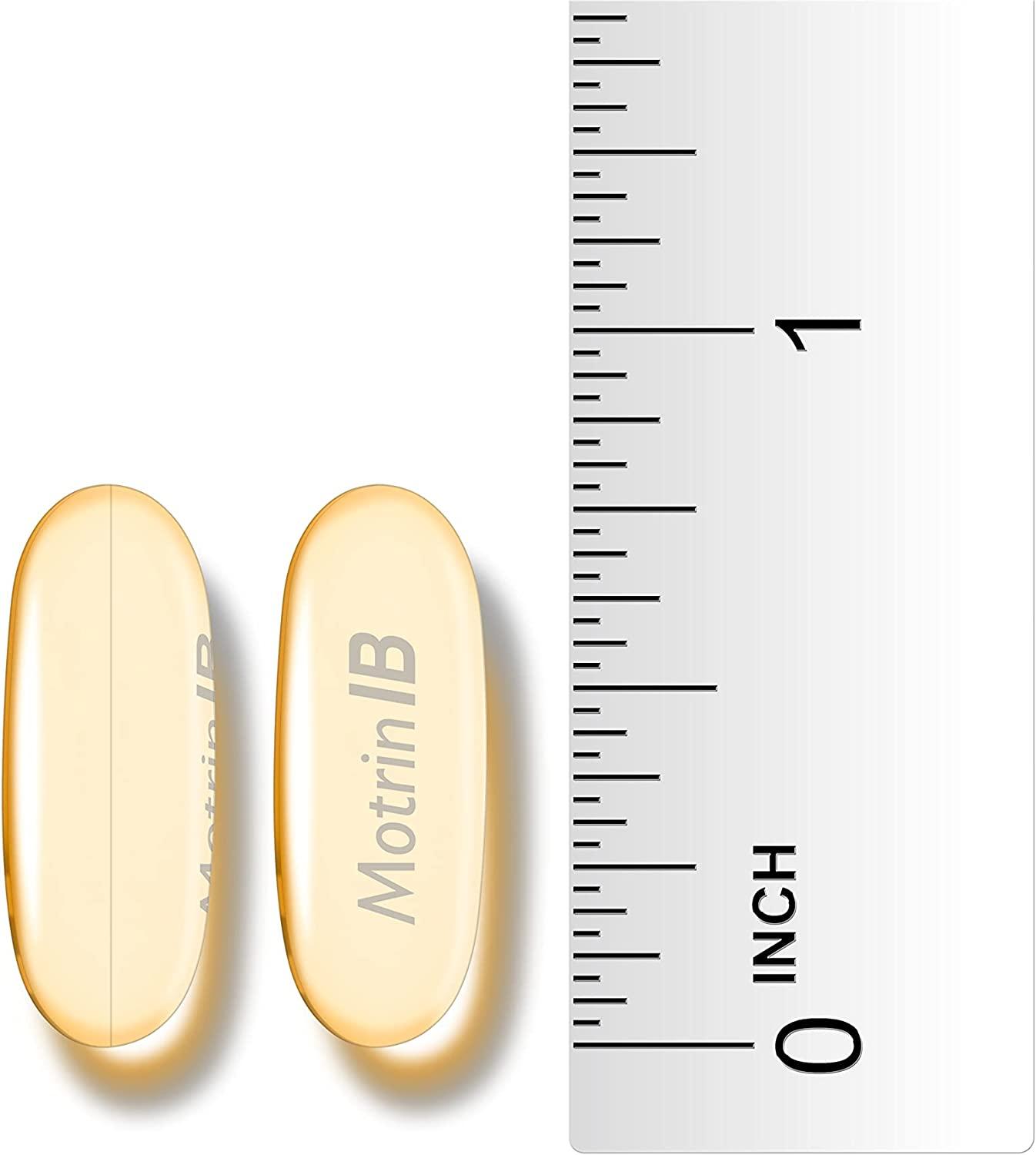Motrin IB Migraine Liquid Gel Caps, Ibuprofen 200 mg, Migraine Relief ...