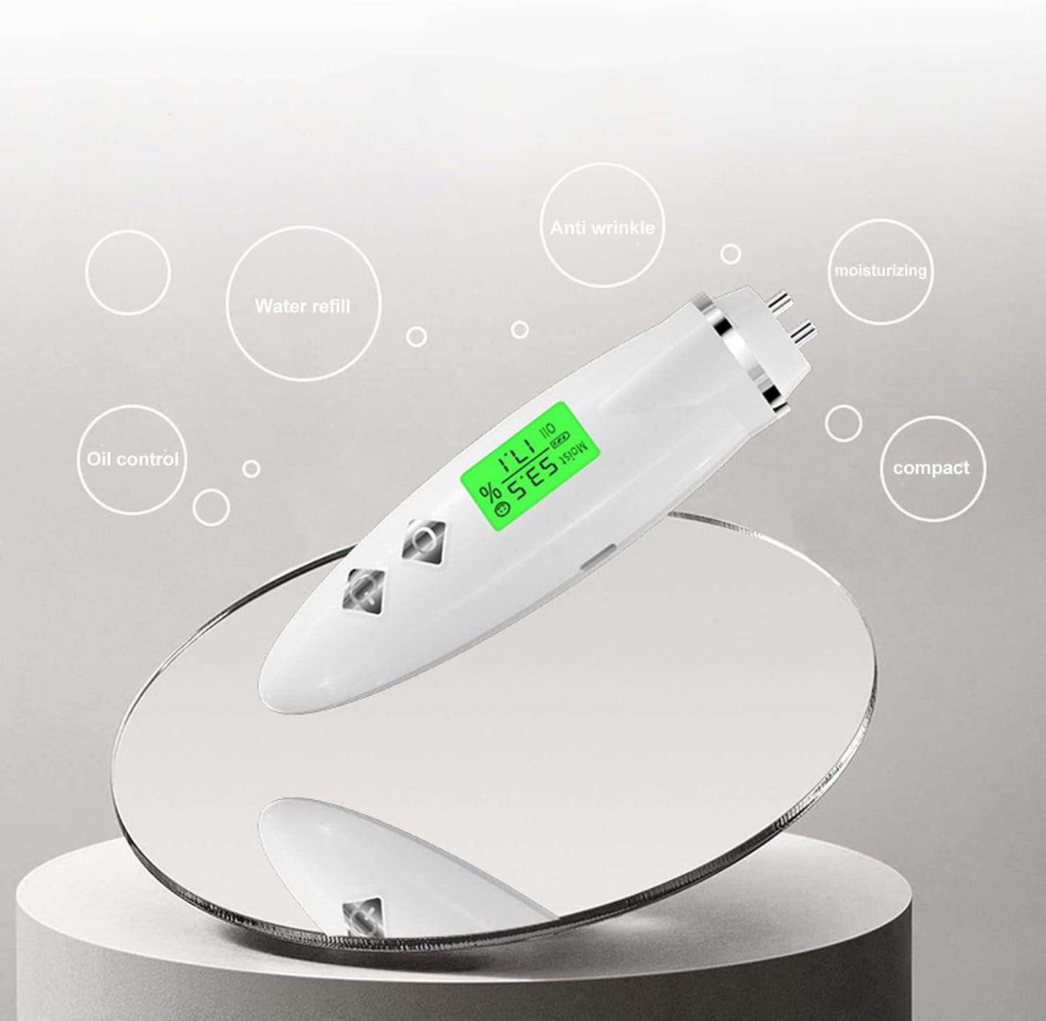 Facial Skin Tester Portable Skin Analyzer USB Facial Moisture Meter ...