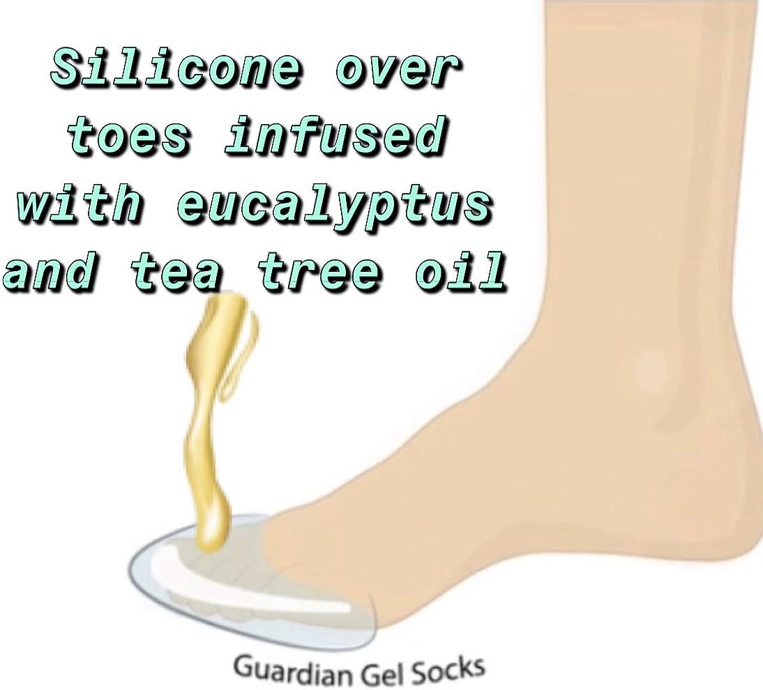 GUARDIANGEL Diabetic Neuropathy Socks Silicone Cushion Over Toes in ...