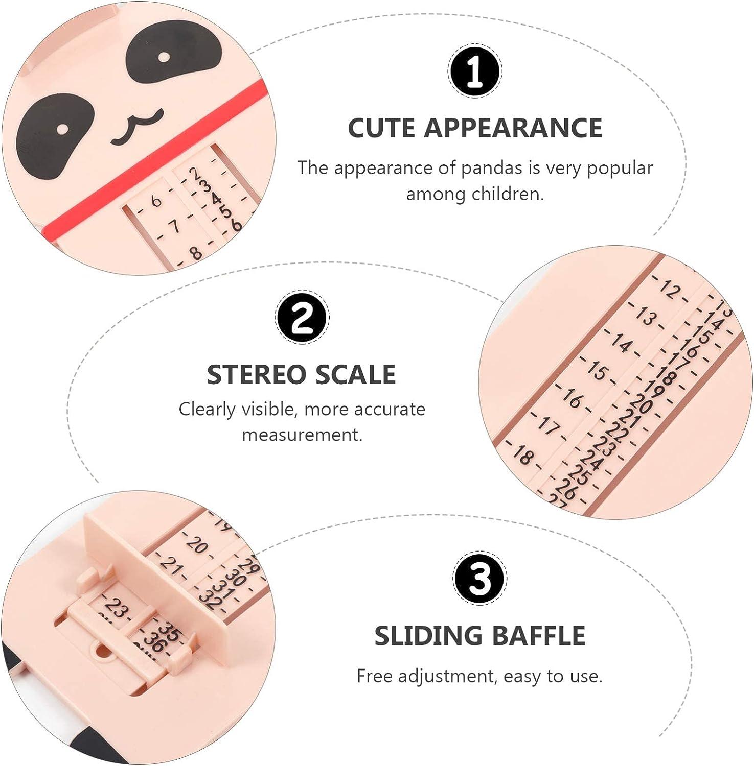 Jojofuny Panda Foot Measuring Device | Professional Infant Shoe Sizer ...