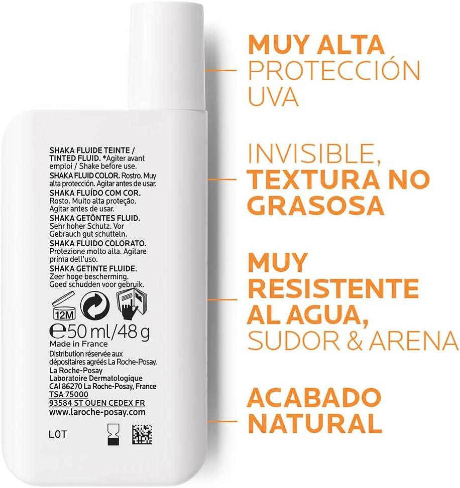 La Roche Posay Anthelios SPF 50+ Shaka Tinted Fluid 50ml Sunscreen for ...