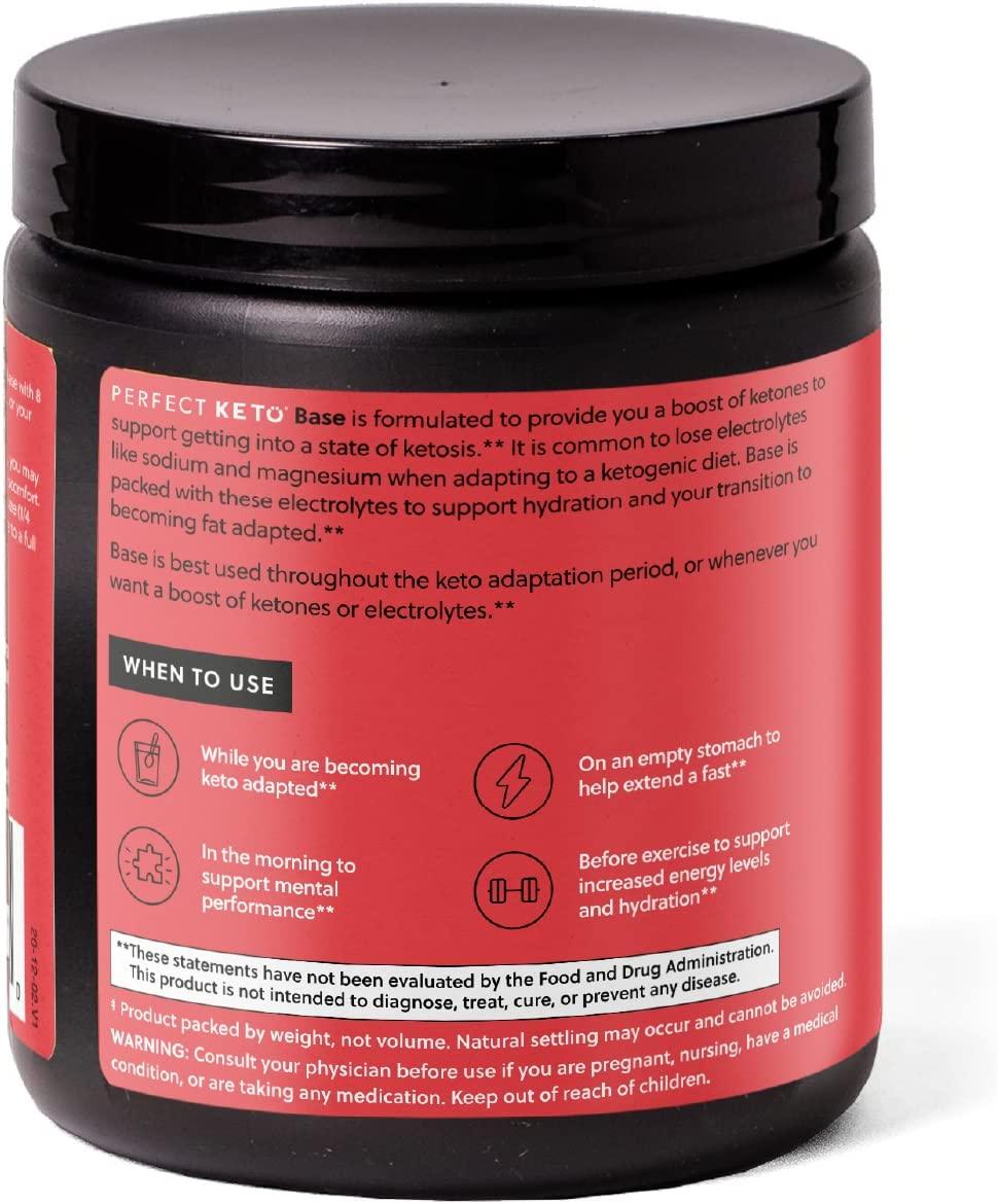 Perfect Keto Exogenous Ketones Powder - BHB Salts Supplement for Energy ...