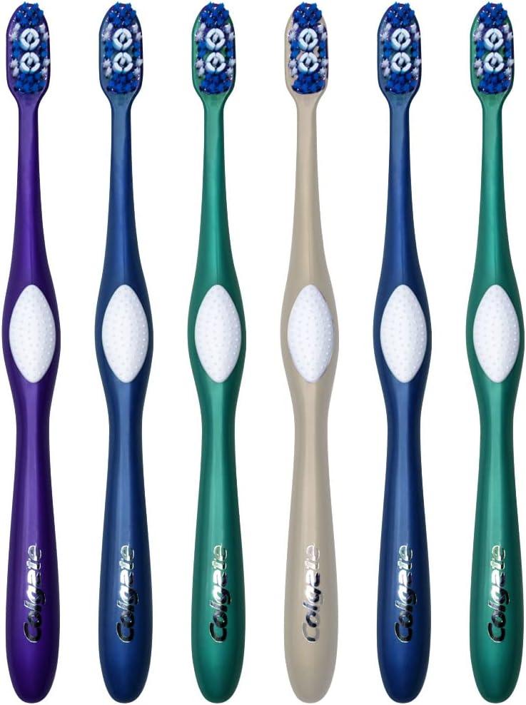 Colgate 360 Whole Mouth Clean Ultra Compact Soft Toothbrush - Pack of 6 ...