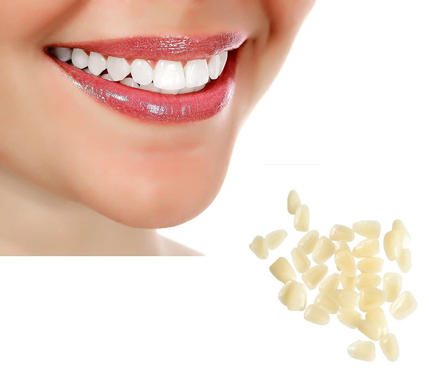 IVORIE Ultra Thin Whitening Veneers Resin Teeth Upper Anterior 50PCS ...