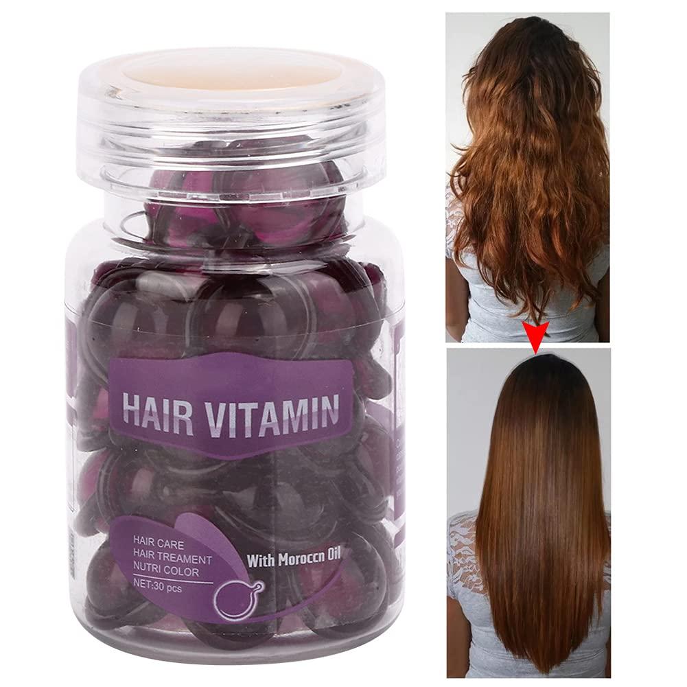 Hair Care Vitamin Capsules Serum - Moisturizing, Anti-Frizz, Repair ...