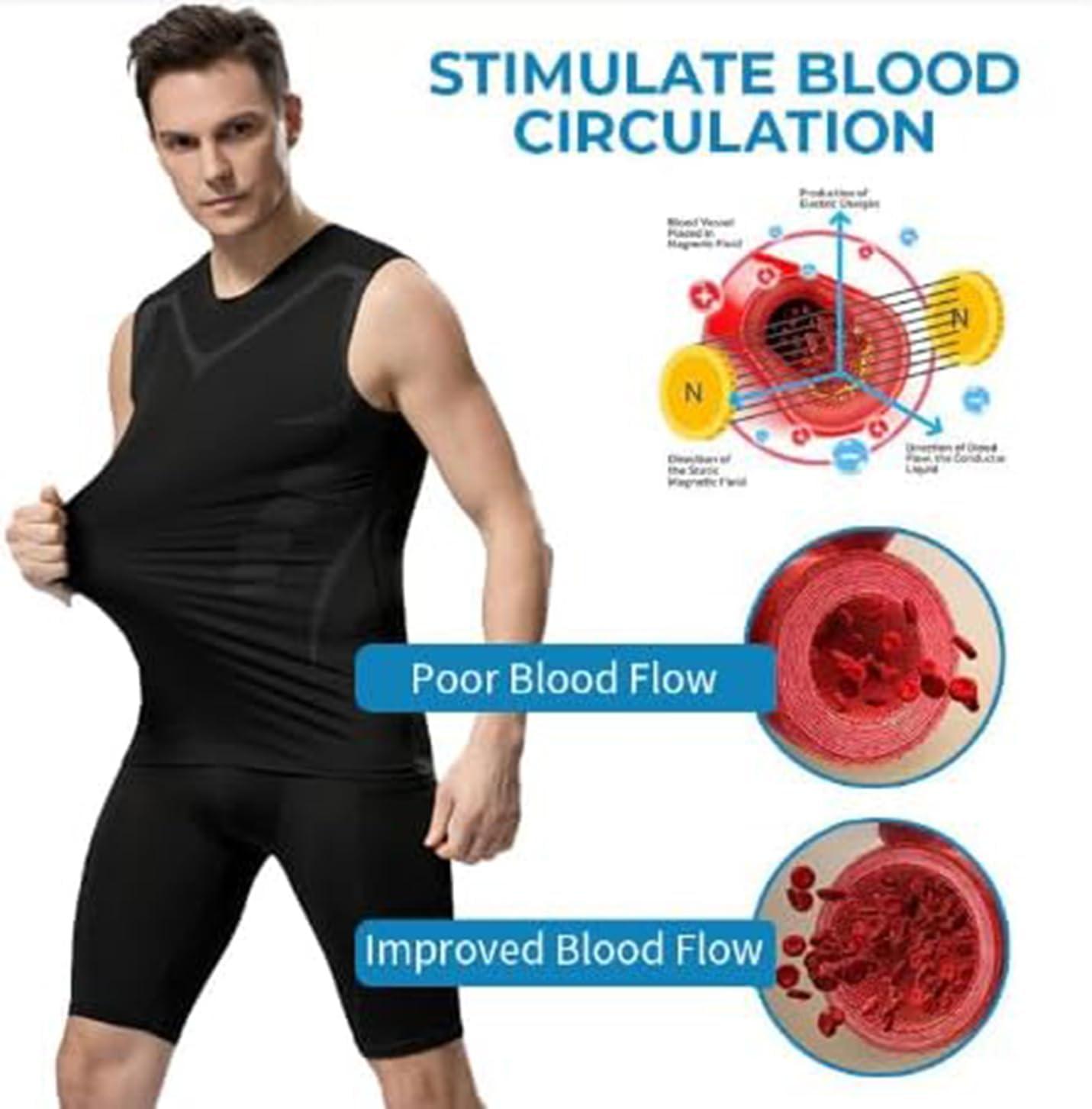 EXPECTSKY Ionic Shaping Vest for Men | Gynecomastia Compression Top ...