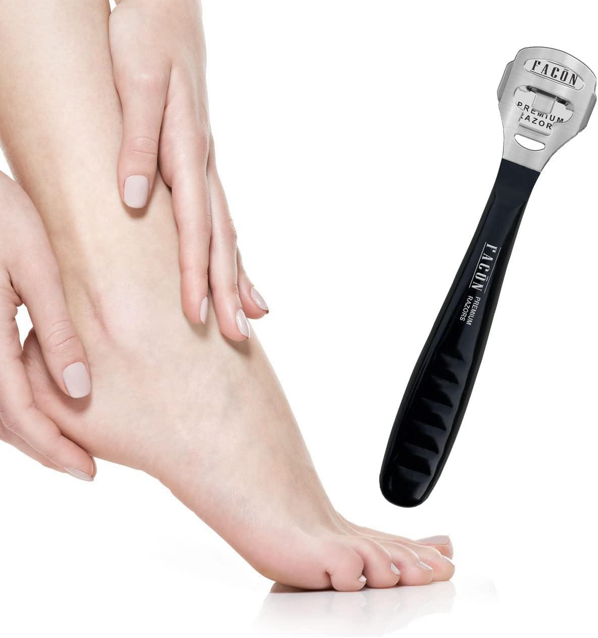 FACN Professional Pedicure Callus Shaver Remover - 50 Blades Included ...