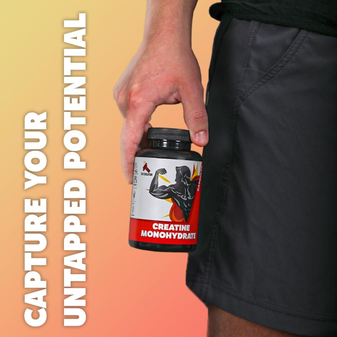 TNT Evolution Creatine Monohydrate Capsules 3,000 mg per Serving - 200 ...