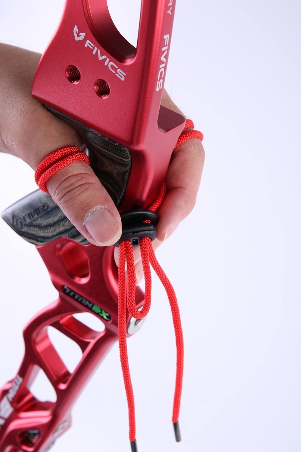 BICASTER Archery Finger Sling - Adjustable Handmade Recurve Bow ...