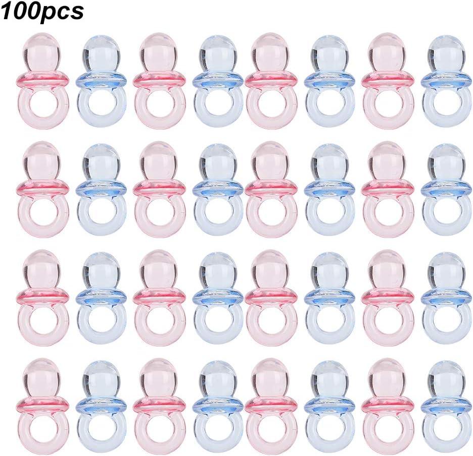 100pcs Acrylic Pacifiers - Colorful Mini Baby Toys for Birthday ...