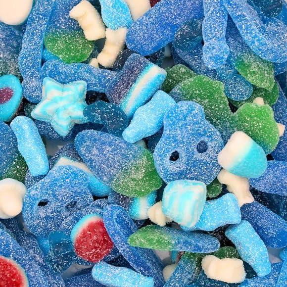 Blue Sweets Mix 225g Sweet Pouch | Buy Now with Express International ...
