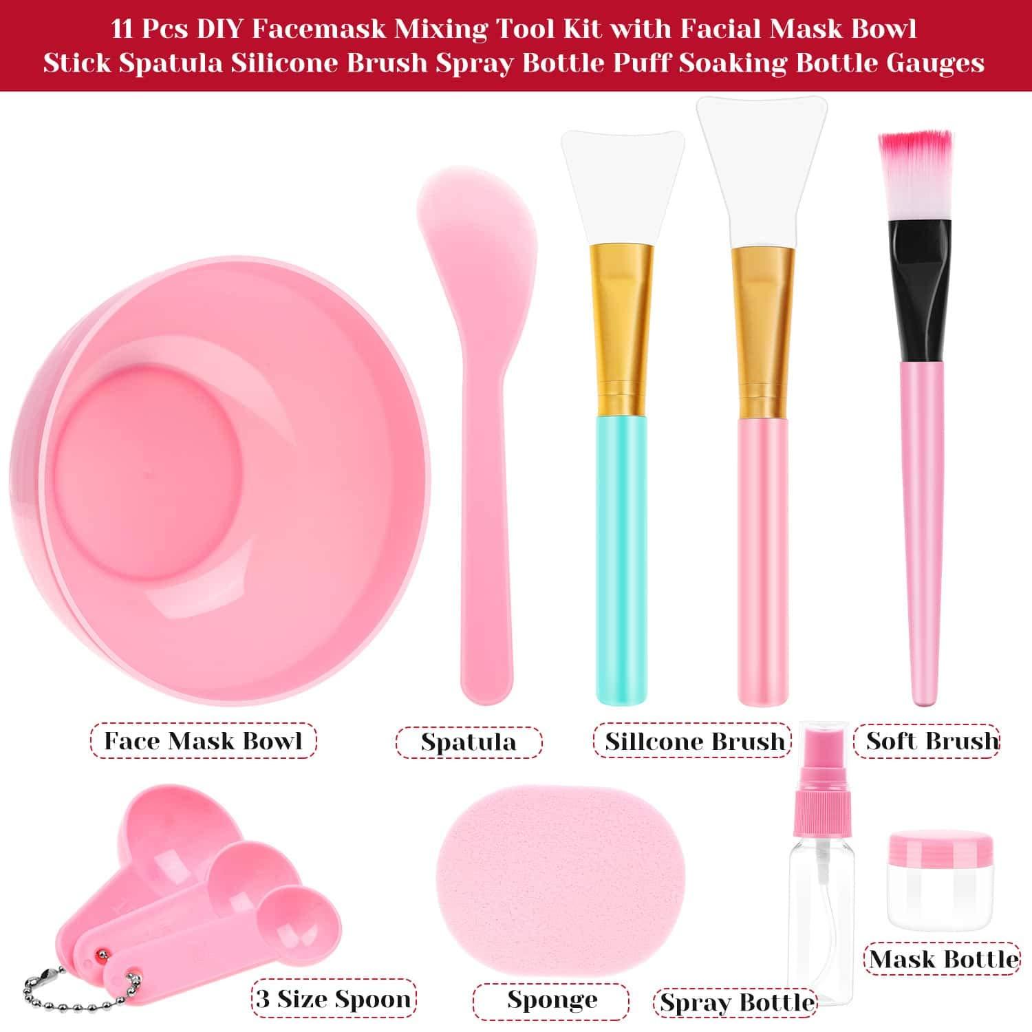11 Pcs Face Mask Mixing Bowl Set - Anezus DIY Facial Mask Toolkit with ...