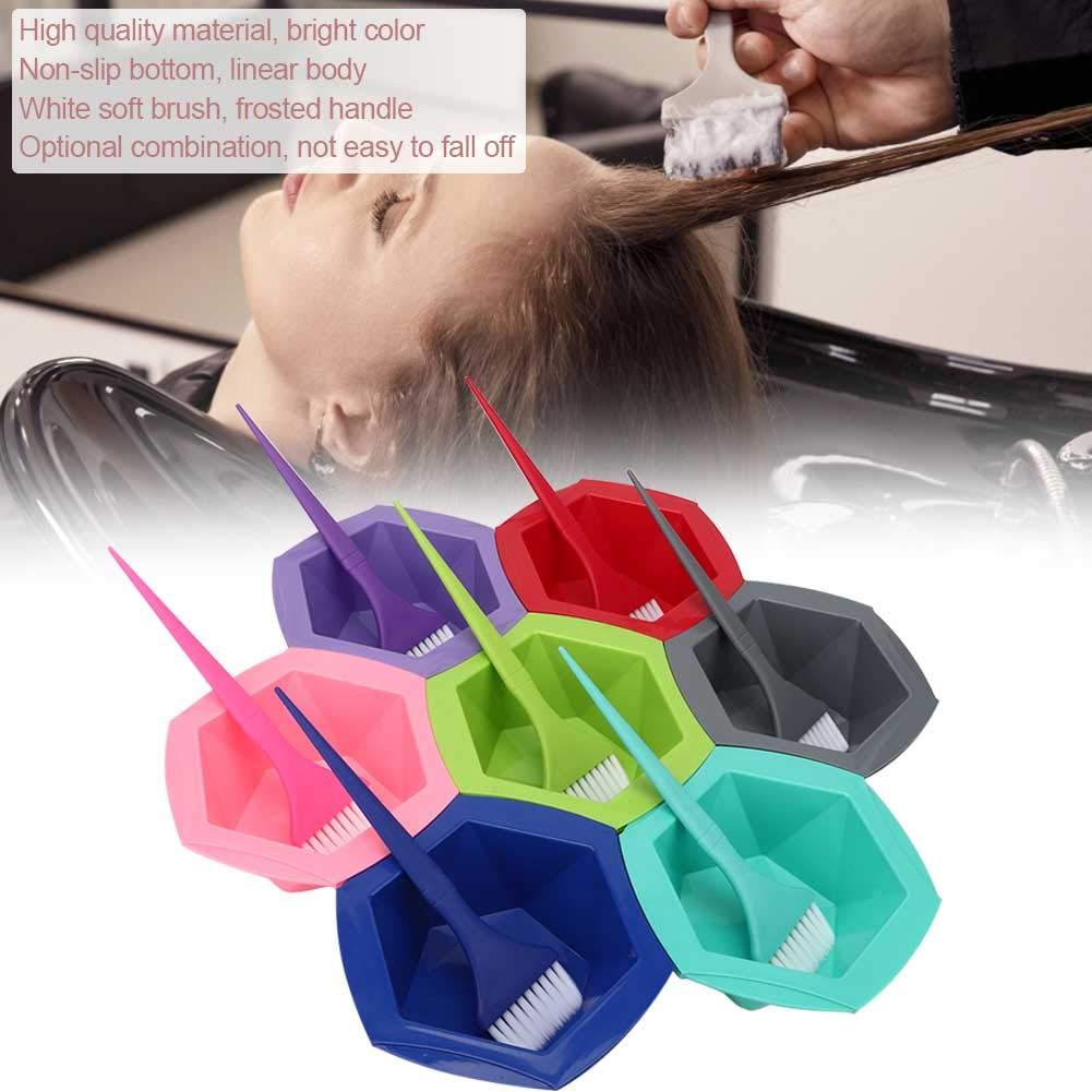 7 Set Hair Color Mixing Bowl - Premium Hair Dye Bowls & Tools for ...