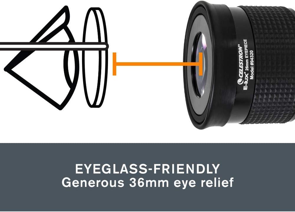 Celestron E-Lux 2 Eyepiece 40mm - Premium 2 Eyepiece for Enhanced ...