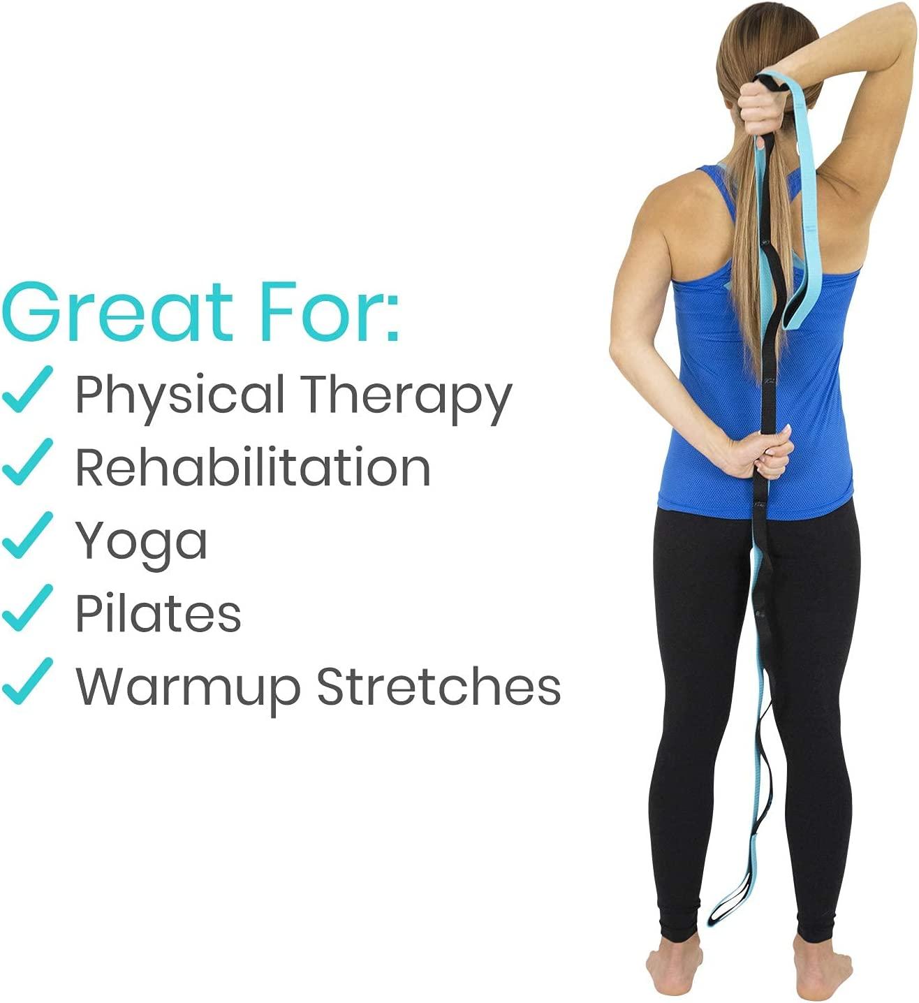 Vive Stretch Strap - Leg Stretch Band for Flexibility - Yoga, Pilates ...