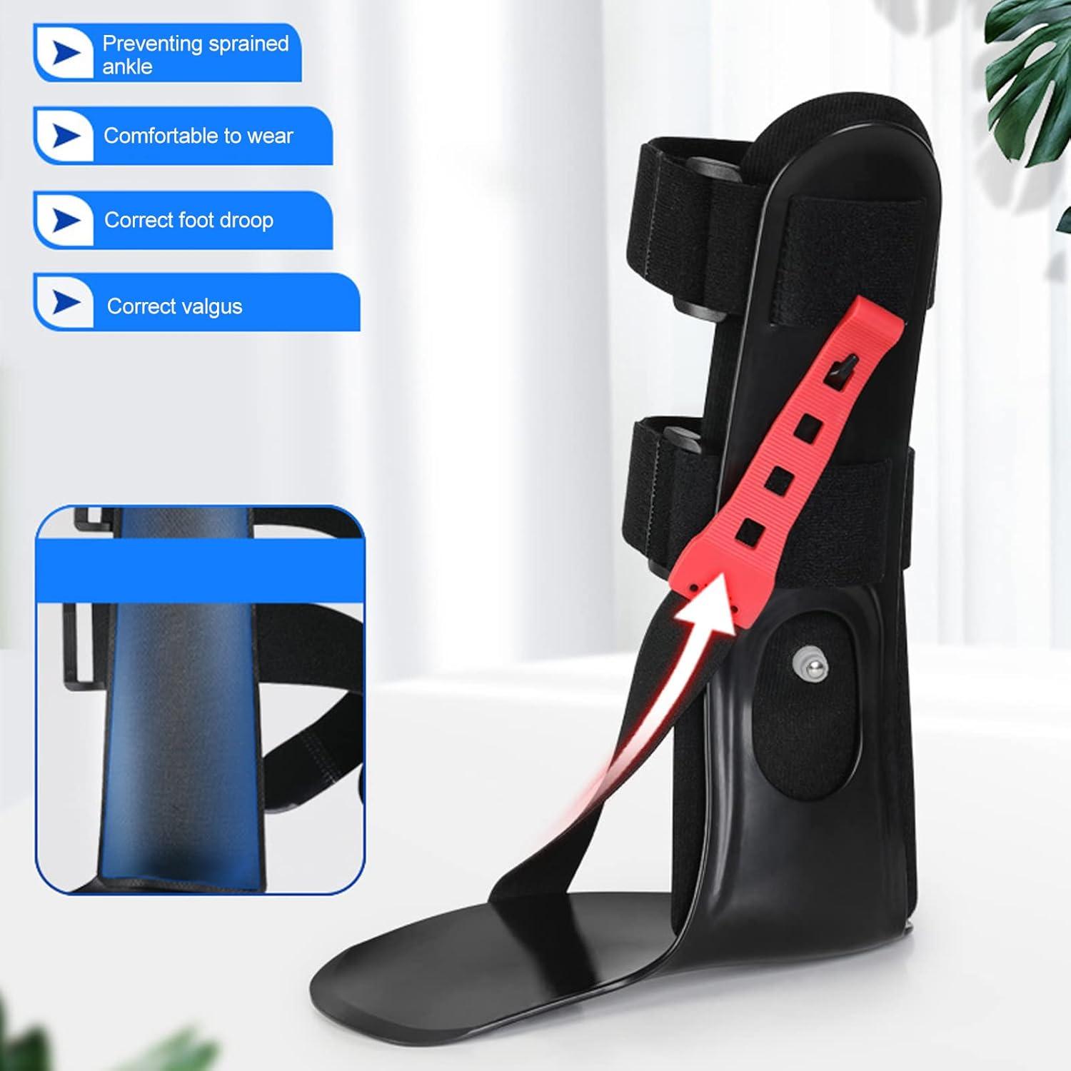 Foot Drop Brace Splint - Inflatable Ankle Orthosis for Hemiplegia ...