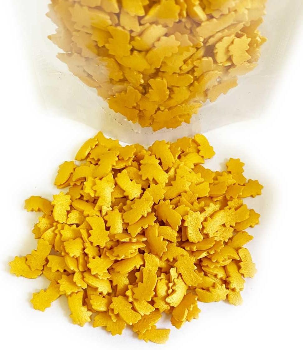 A Pinch Of - Halloween Gold Comets Cake Topper Sprinkles - 25g Edible ...