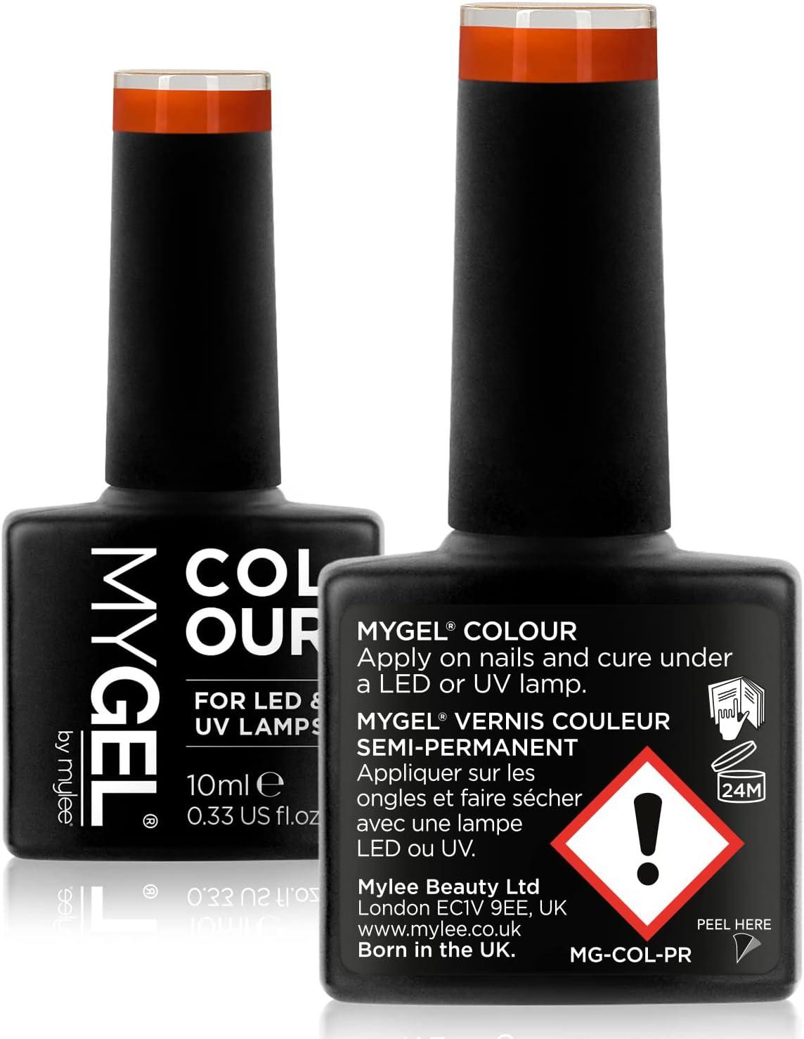 Mylee Gel Nail Polish 10ml Orange Crush | UV/LED Soak-Off Manicure ...