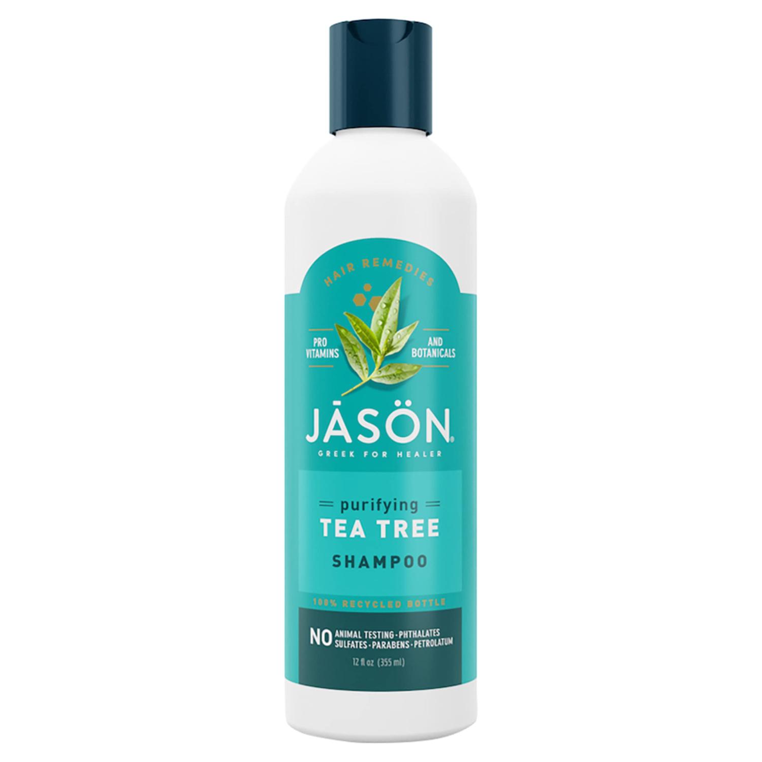 Jason Tea Tree Shampoo 12 oz - Natural Scalp Care & Hair Nourishment ...