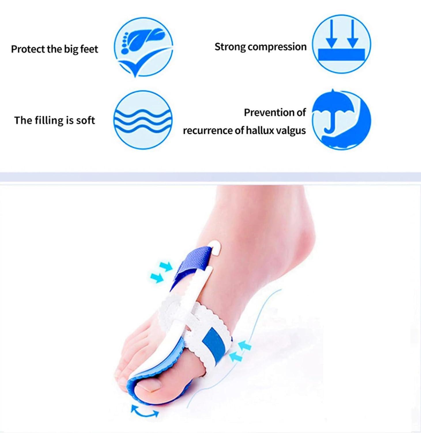 Dr. Segnini 2 PCS Toe Straightener Separator Bunion Splint Set - Foot ...