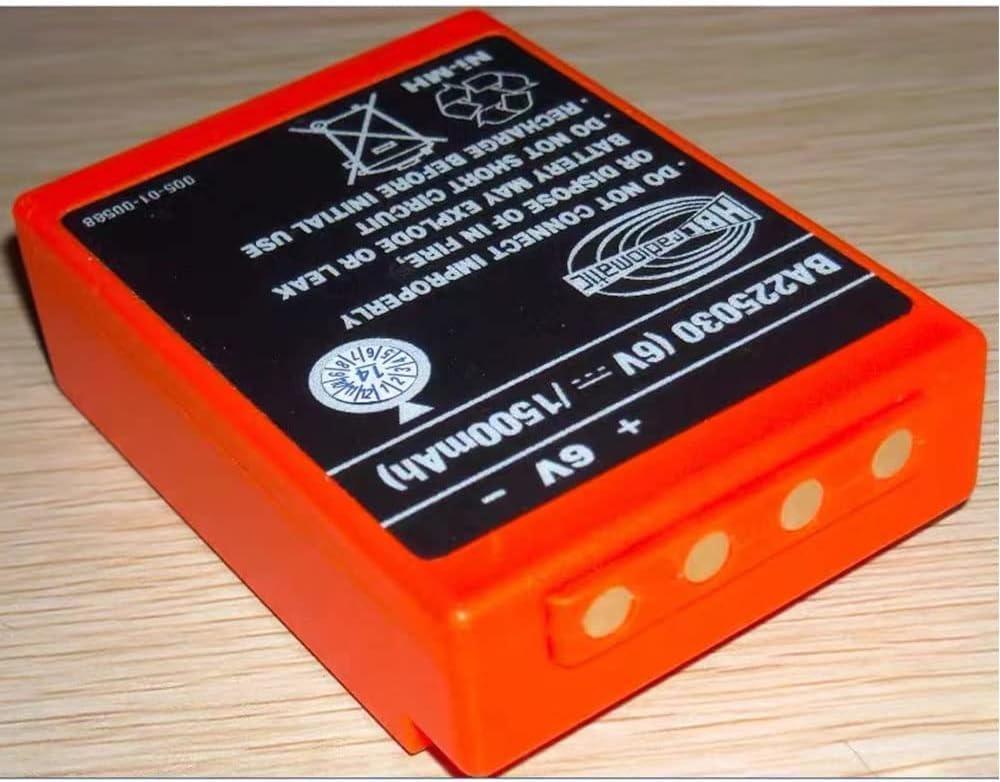 Buy 2 Pack BA225030 6V 1500mAh Ni-Mh Rechargeable Battery for HBC ...