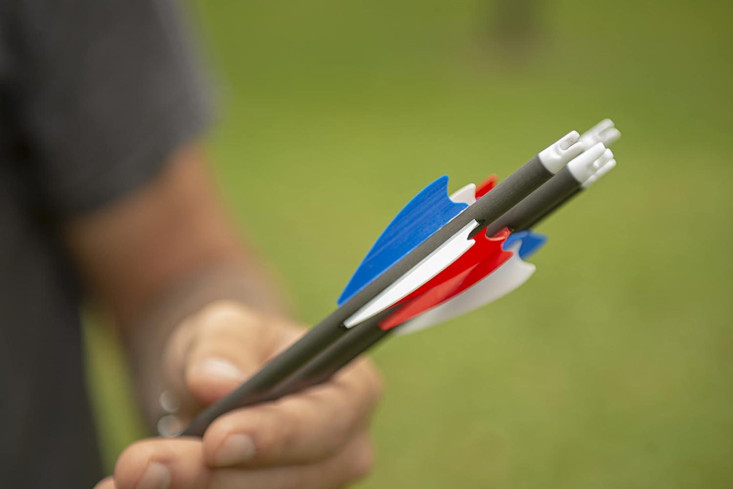 100 Pack Yellow TAC Vanes 2 Matrix Shield Cut Vanes for Archery ...