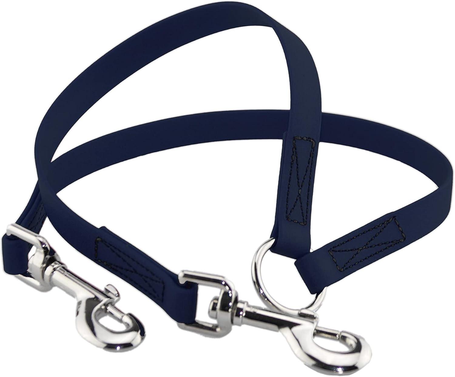 Buy BioThane Dog Coupling Leash 0.3m - Durable Navy Blue Width ...