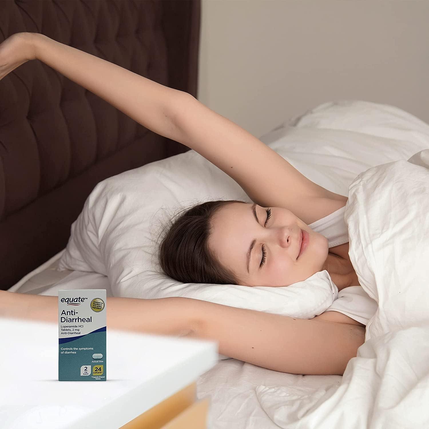 Equate Anti-Diarrheal - Loperamide Hydrochloride 2mg 24 Caplets Bundle ...