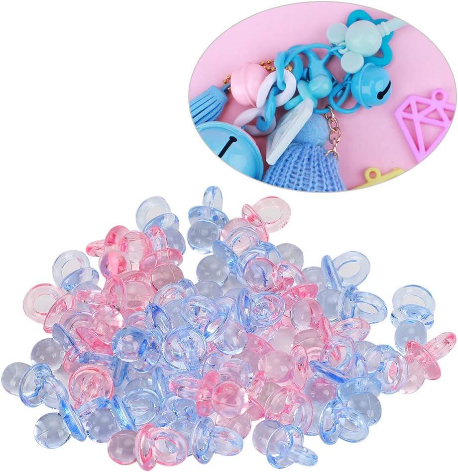 Acrylic Baby Pacifiers - 100 Pack for Birthday Parties & Baptisms ...