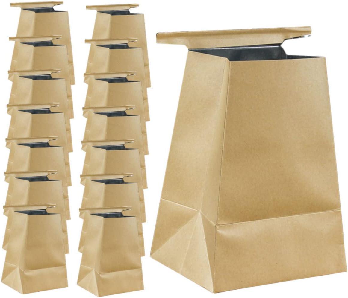 30 Pack Healvian Kraft Paper Car Trash Vomit Bags - Disposable Light ...