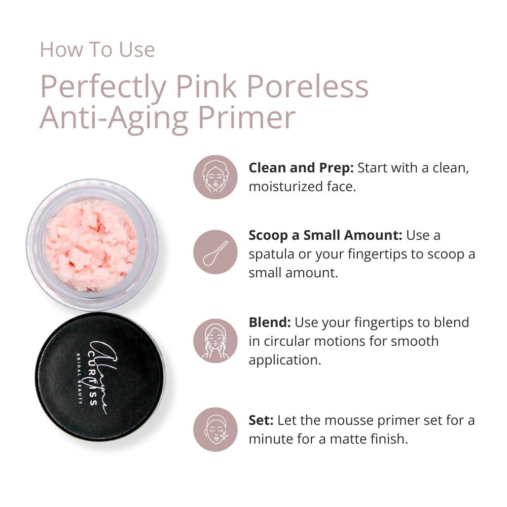 Perfectly Pink Poreless Primer - Pore Perfecting Makeup Skin Smoothing ...