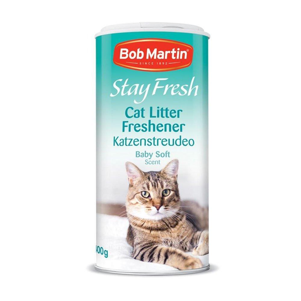 Bob Martin Stay Fresh Cat Litter Freshener Baby Soft Scent 400g (Pack ...