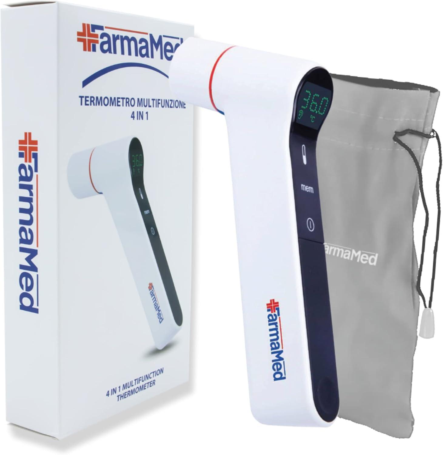 Buy FARMAMED 4-in-1 Non-Contact Digital Thermometer - Infrared Forehead ...